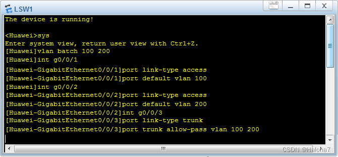 第二课：eNSP vlan网络拓扑图配置教程_ensp教程入门-CSDN博客