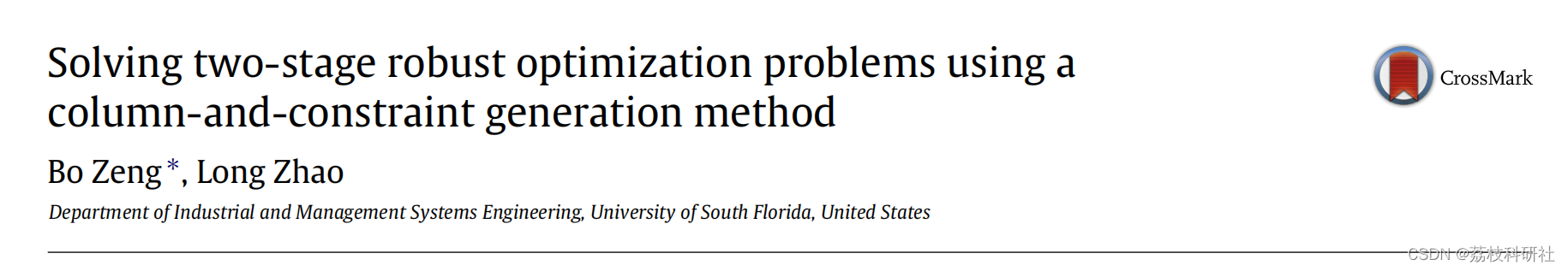 【column-and-constraint generation method[CCG]】两阶段鲁棒优化（Python代码实现）_ccg算法 ...