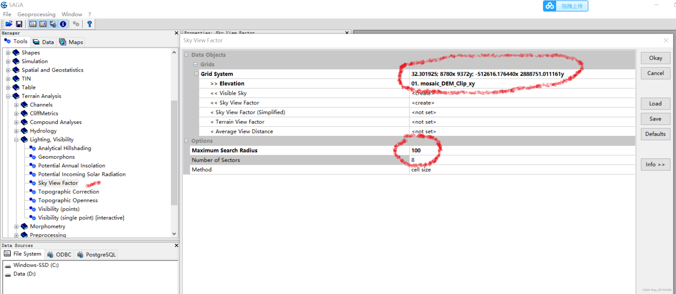 SAGA GIS英文版进行地形分析，计算常用的地形因子等-CSDN博客