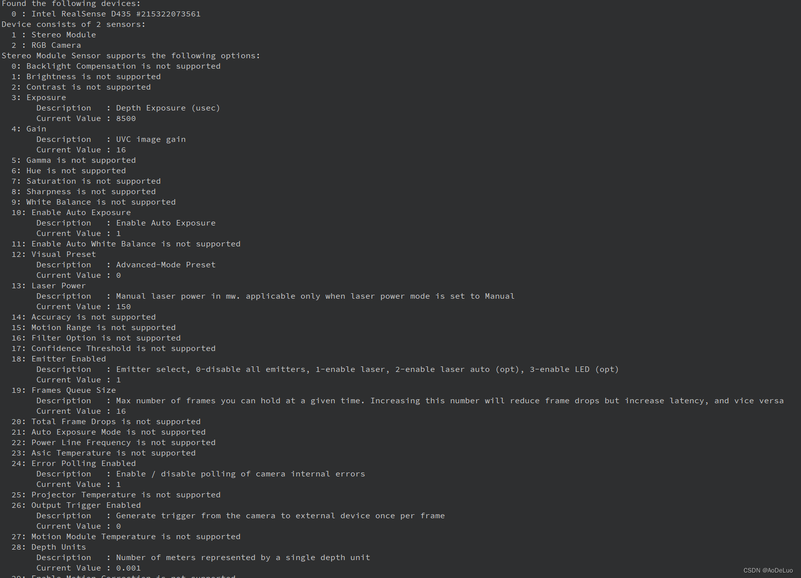 Intel RealSense 相机传感器控制C++ API总结（二）_rs2 device class c++-CSDN博客