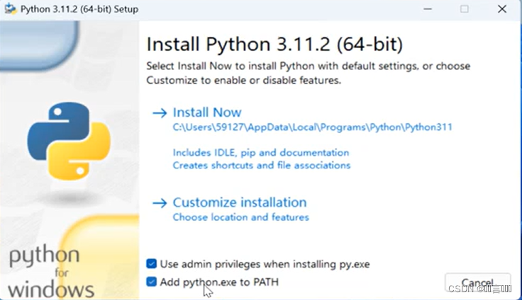 Python——安装以及环境配置_python2.0安装环境配置-CSDN博客