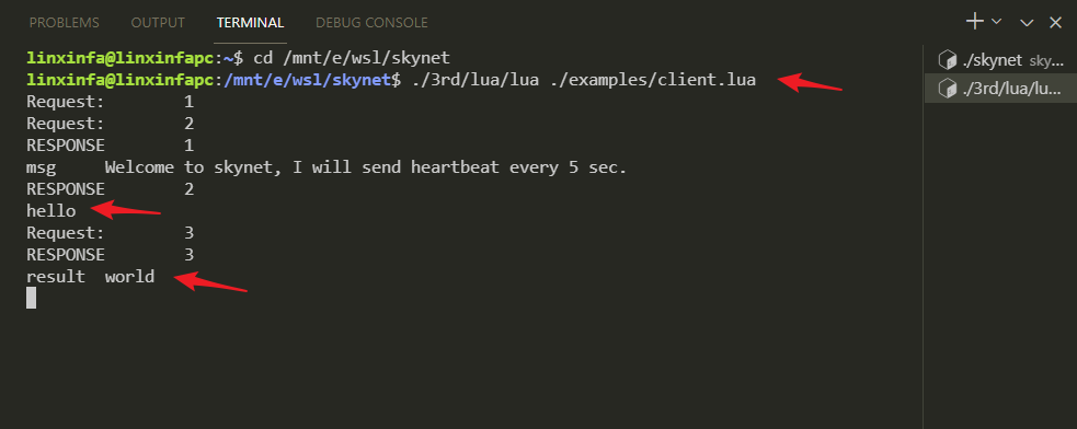 【游戏开发实战】手把手教你在Windows上通过WSL运行Skynet，不用安装虚拟机，方便快捷（WSL | Linux | Ubuntu | Skynet | VSCode）_skynet ...