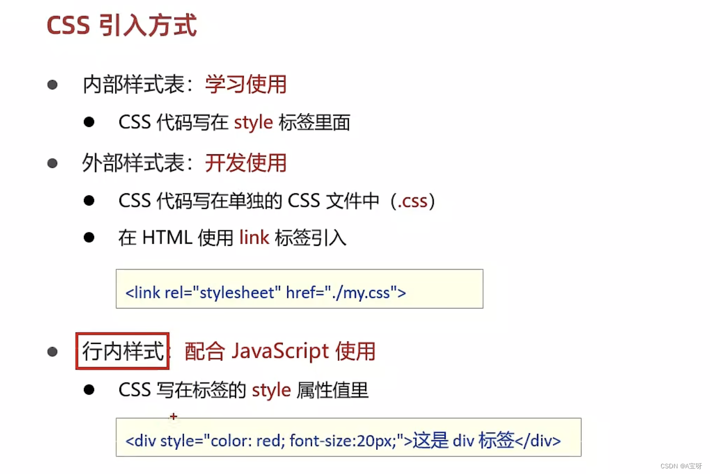 前端开发day02（css入门） Csdn博客 