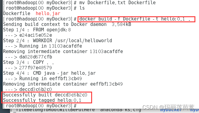 Docker(七)—— 如何用dockerfile制作自己的镜像 Dockerfile构建镜像 Csdn博客