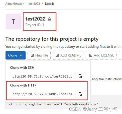 gitlab安装及使用教程_gitlab el8_Jerry 二河小鱼的博客-CSDN博客