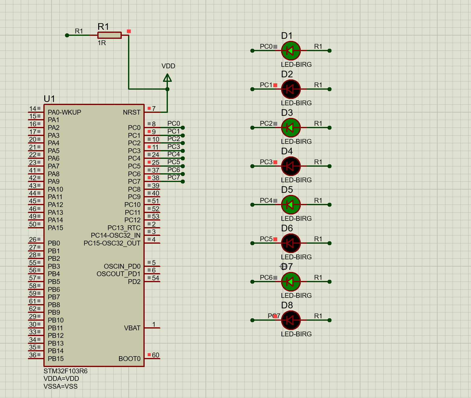 Proteus simulation circuit connection - Programmer Sought