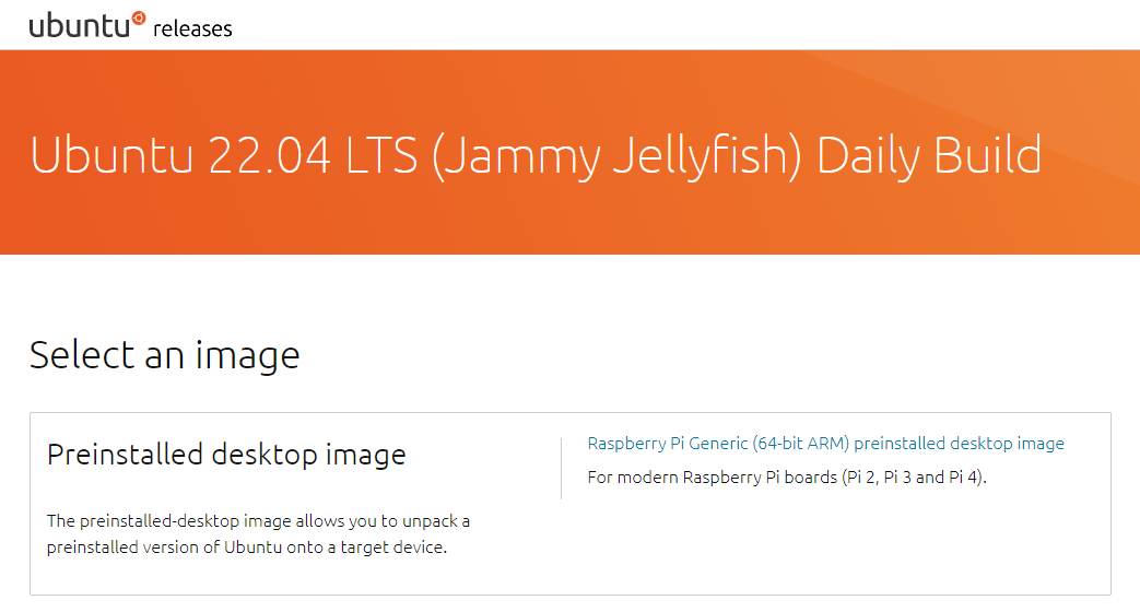 Ubuntu 22.04 LTS (Jammy Jellyfish) Daily Build安装镜像PC ARM Raspberry Pi_ubuntu 22.04.2 lts-CSDN博客