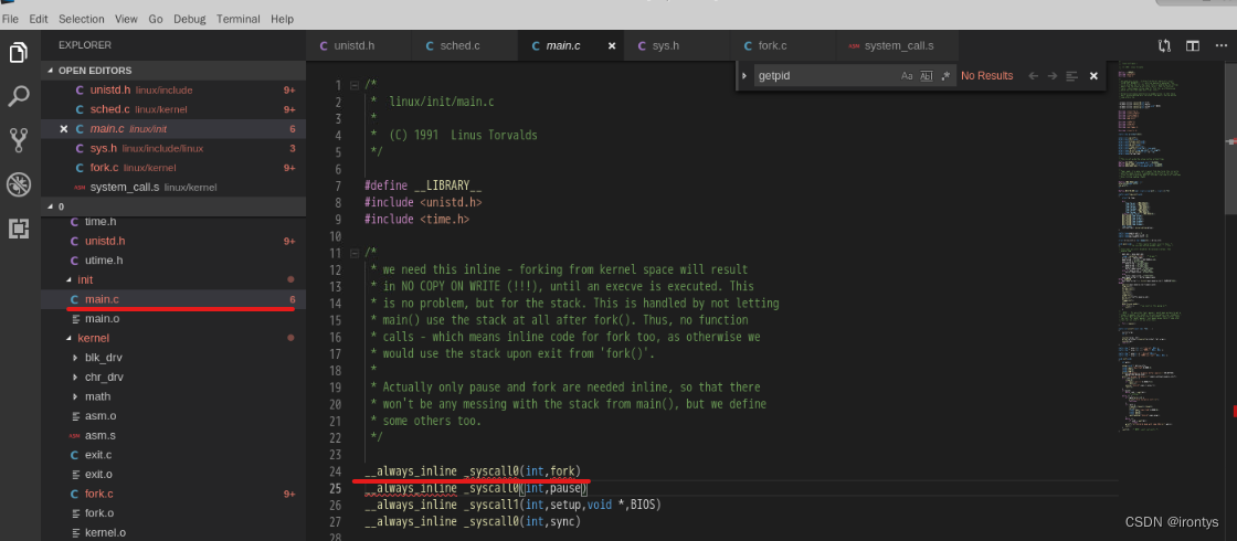 操作系统实验 23系统调用:linux 011 Lab “为版本0内核增加一个系统调用getjiffies” 和 “在用户程序中使用新增的