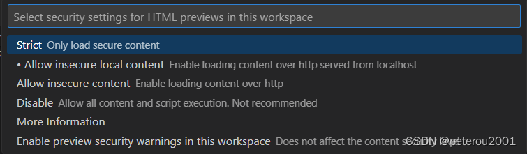 【VSCODE】HTML导入音频（视频）出错，无法预览_some content has been disabled in this document-CSDN博客