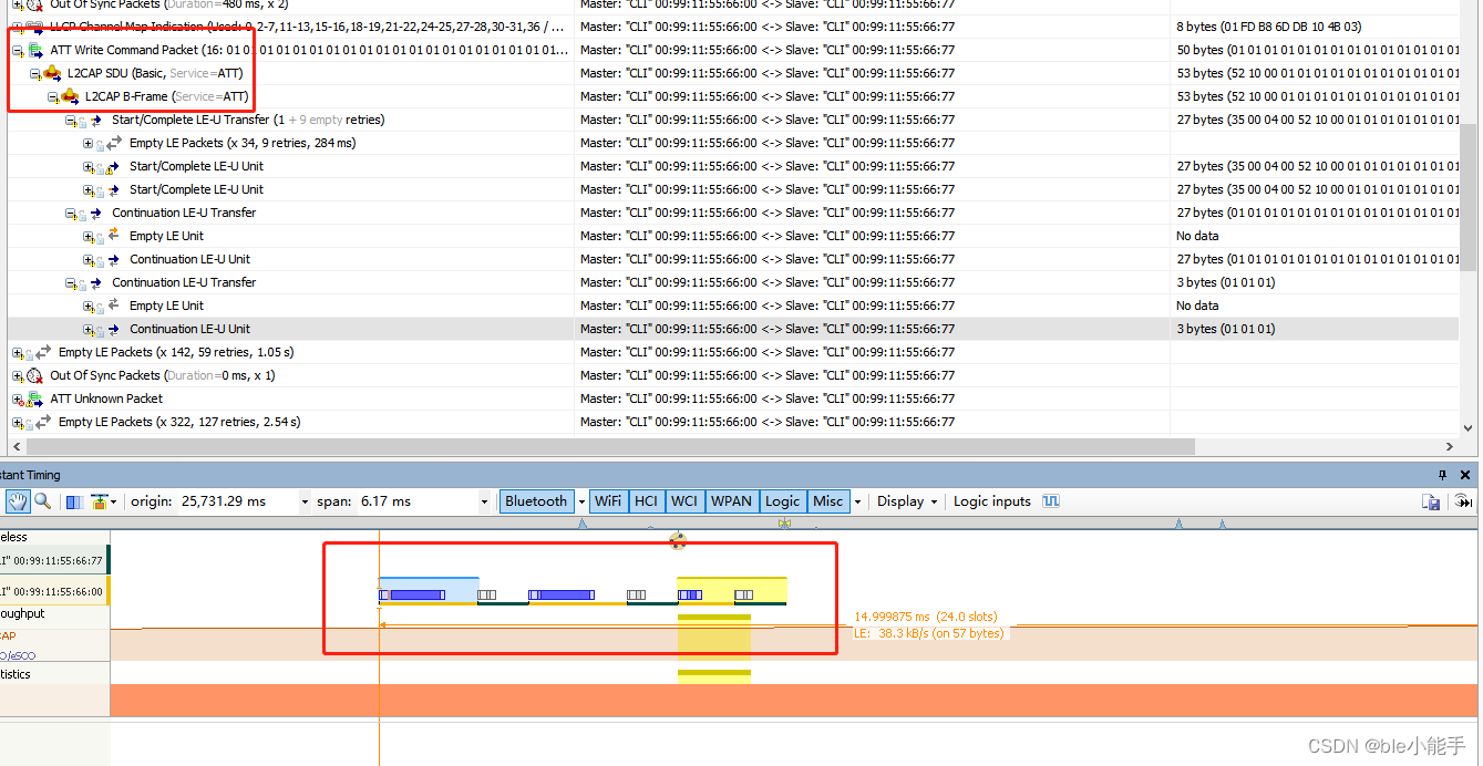 项目篇：ble透传速率抓包分析_write no response-CSDN博客
