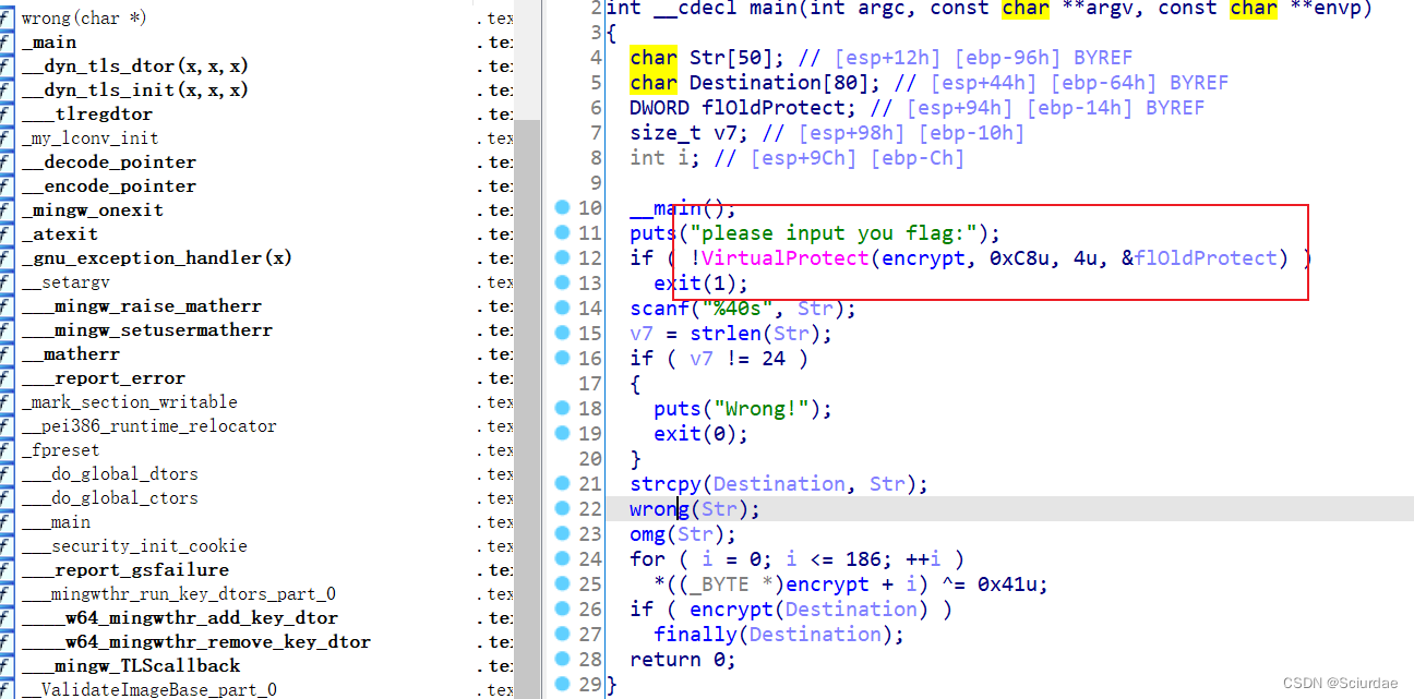 CTF Reverse逆向学习之SMC动态代码加密技术，题目复现（NSSCTF）（[网鼎杯 2020 青龙组]jocker）_逆向 smc-CSDN博客