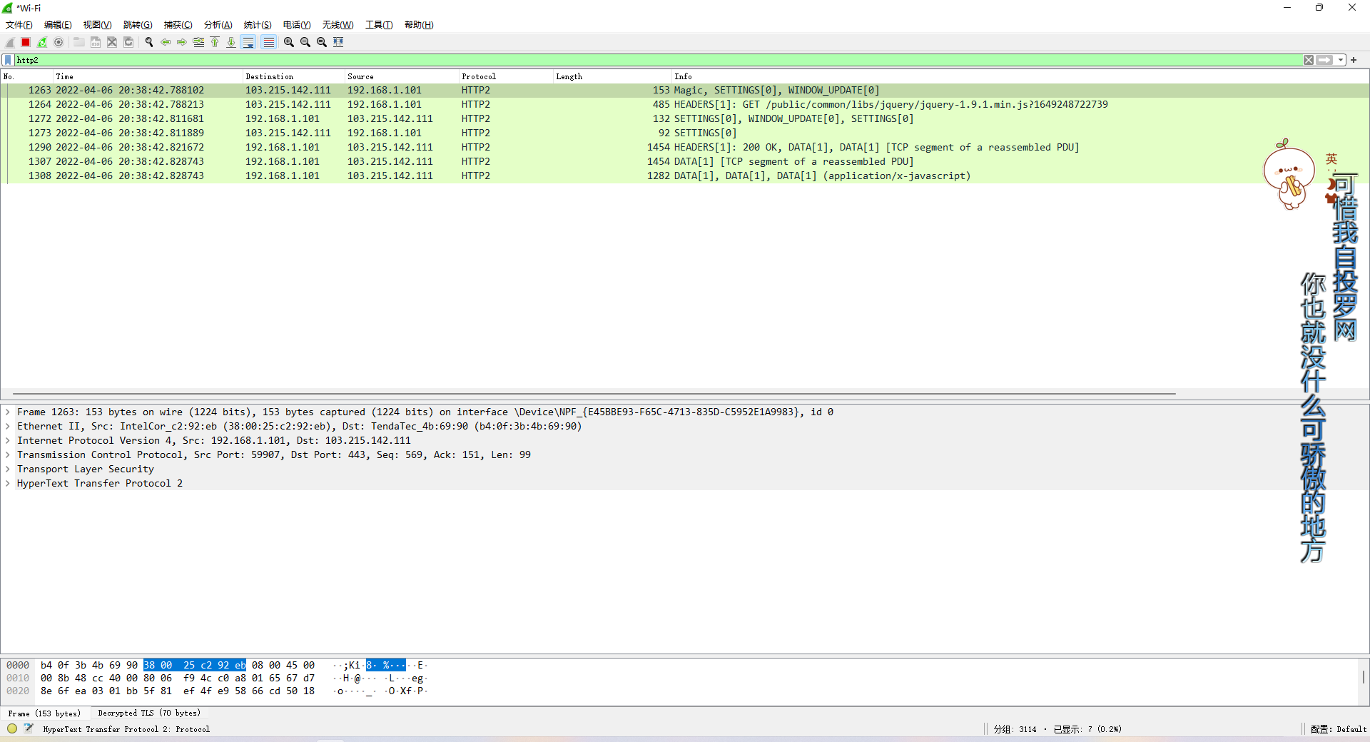从Wireshark抓取HTTPS流量到HTTP2协议_wireshark 如何转换协议-CSDN博客