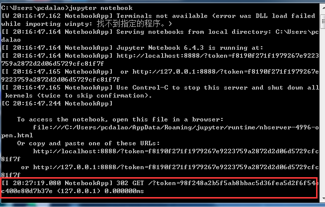 jupyter notebook 302 get打不开-CSDN博客