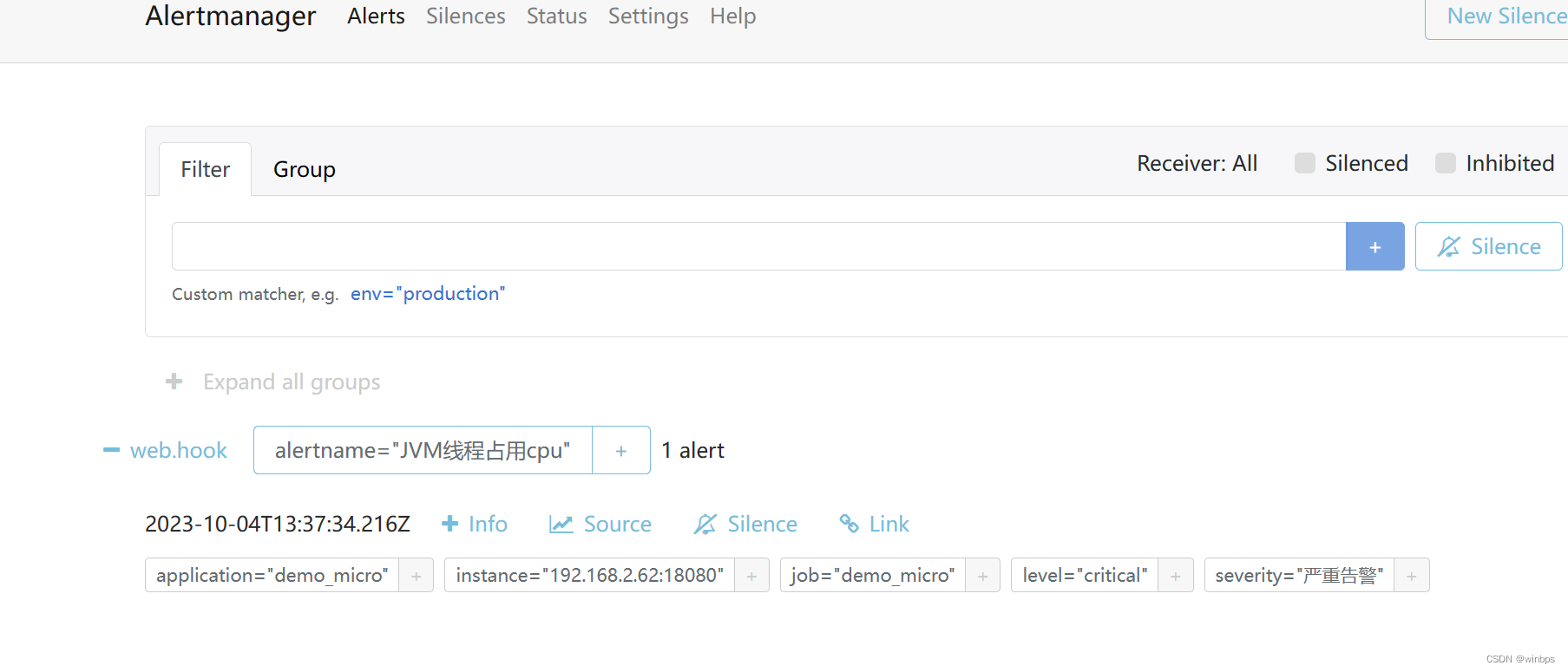 Springboot集成prometheus实现alert Manager告警上报(四) Spring Boot Prometheus 自定义告警项 Csdn博客