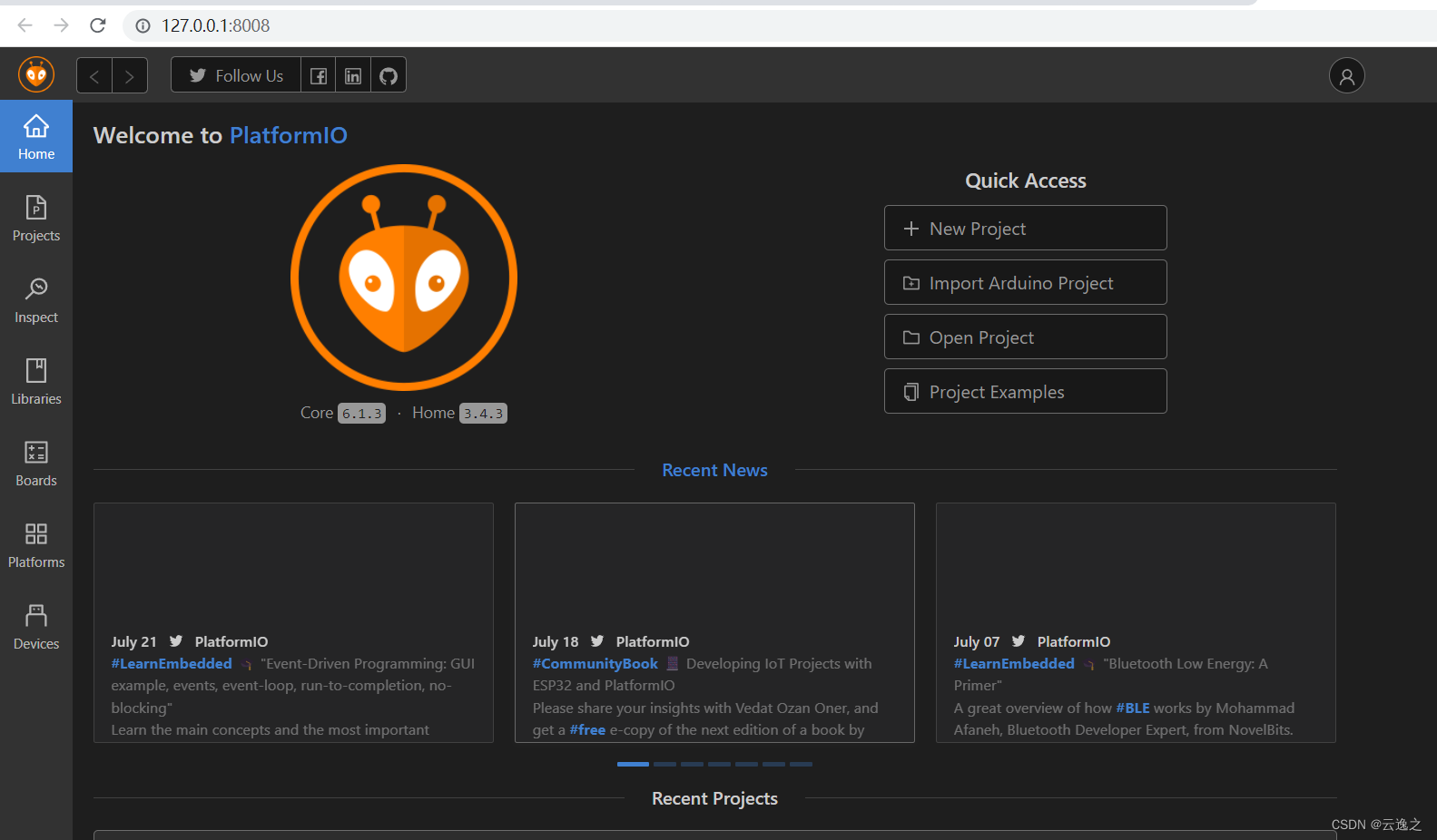 Platformio环境问题集_could not start pio home server-CSDN博客