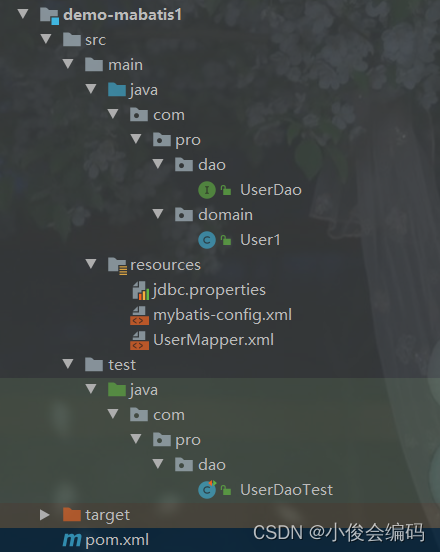 Mybatis框架详细小demo_mybatis demo-CSDN博客