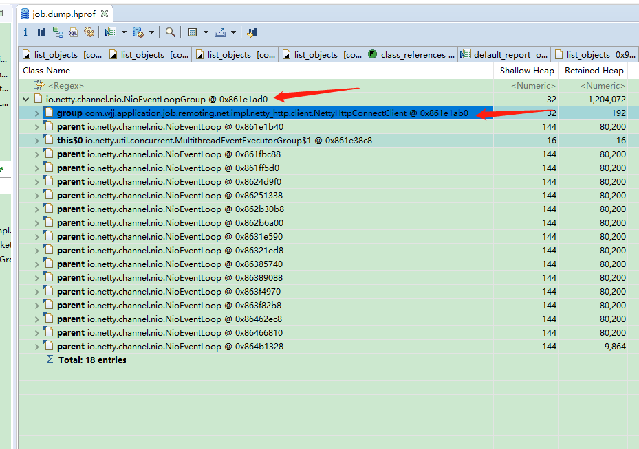 xxljob中执行器配置错误导致的NioEventLoopGroup未被正确回收的oom分析和解决_xxljob报错eventloopgroup找不到-CSDN博客