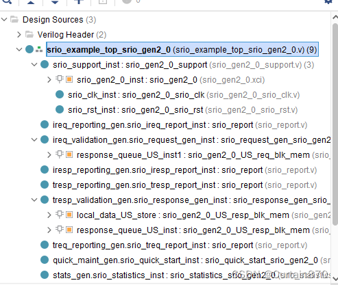 Xilinx SRIO IP（Serial RapidIO）学习心得（二）: example design 总体介绍说明_xilinx ...
