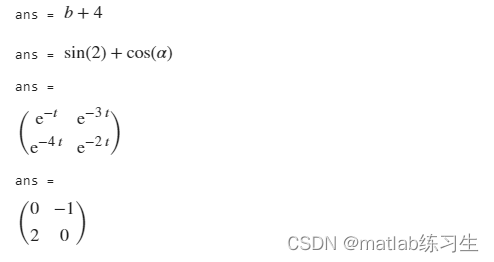 MATLAB解方程（主要符号解法）_matlab 符号解-CSDN博客