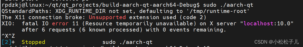 Qt交叉编译-记录_the x11 connection broke: unsupported extension us-CSDN博客