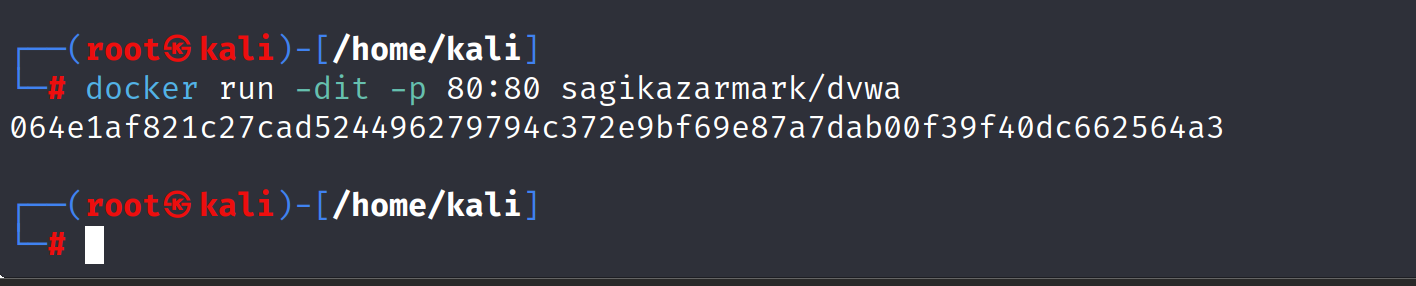 kali中安装docker并搭建靶场（新手）_kali搭建dvwa靶场-CSDN博客