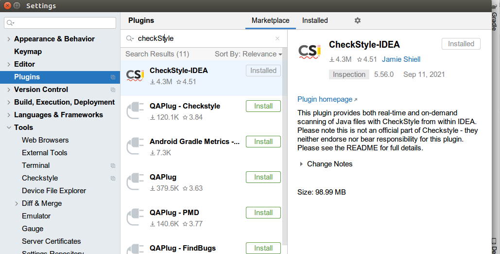 Android studio 配置 checkStyle_checksytle下载-CSDN博客