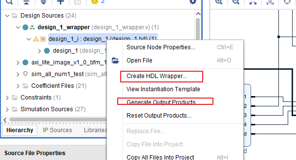 vivado ps开发FPGA中generate output product 和 create HDL Warpper的作用_generate output products-CSDN博客
