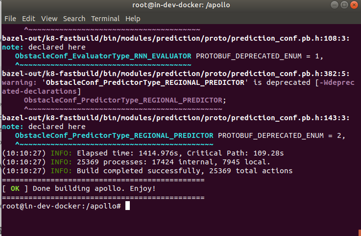 Ubuntu 18.04 配置百度apollo7.0环境和使用_ubuntu 配置apollo联合标定-CSDN博客