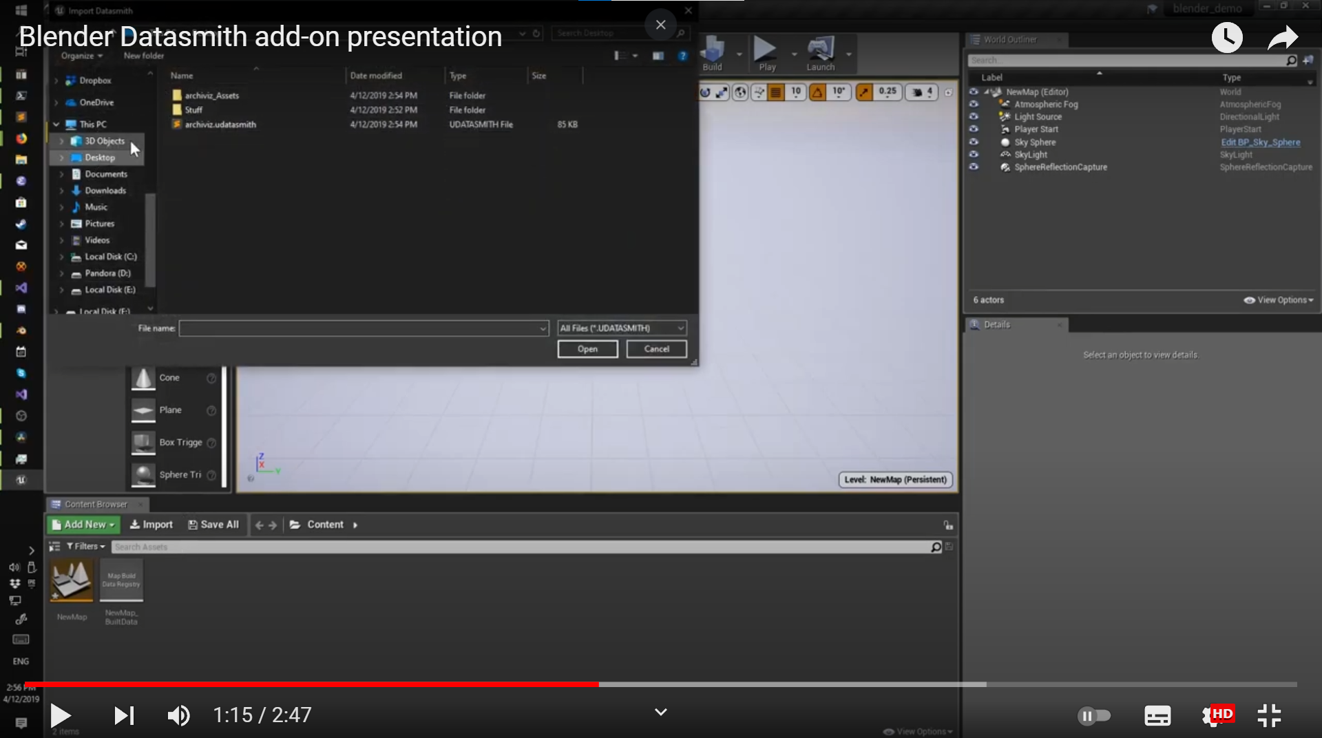 UE4 Datasmith 格式简述_udatasmith-CSDN博客