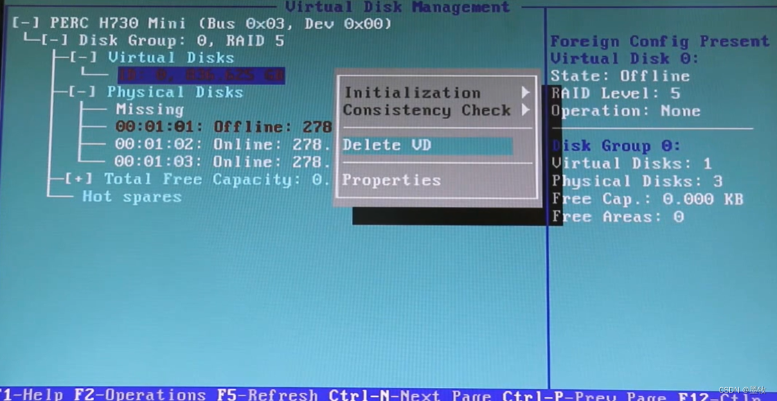 关于戴尔H730 Raid5的故障与恢复_raid5全offline,怎么恢复-CSDN博客