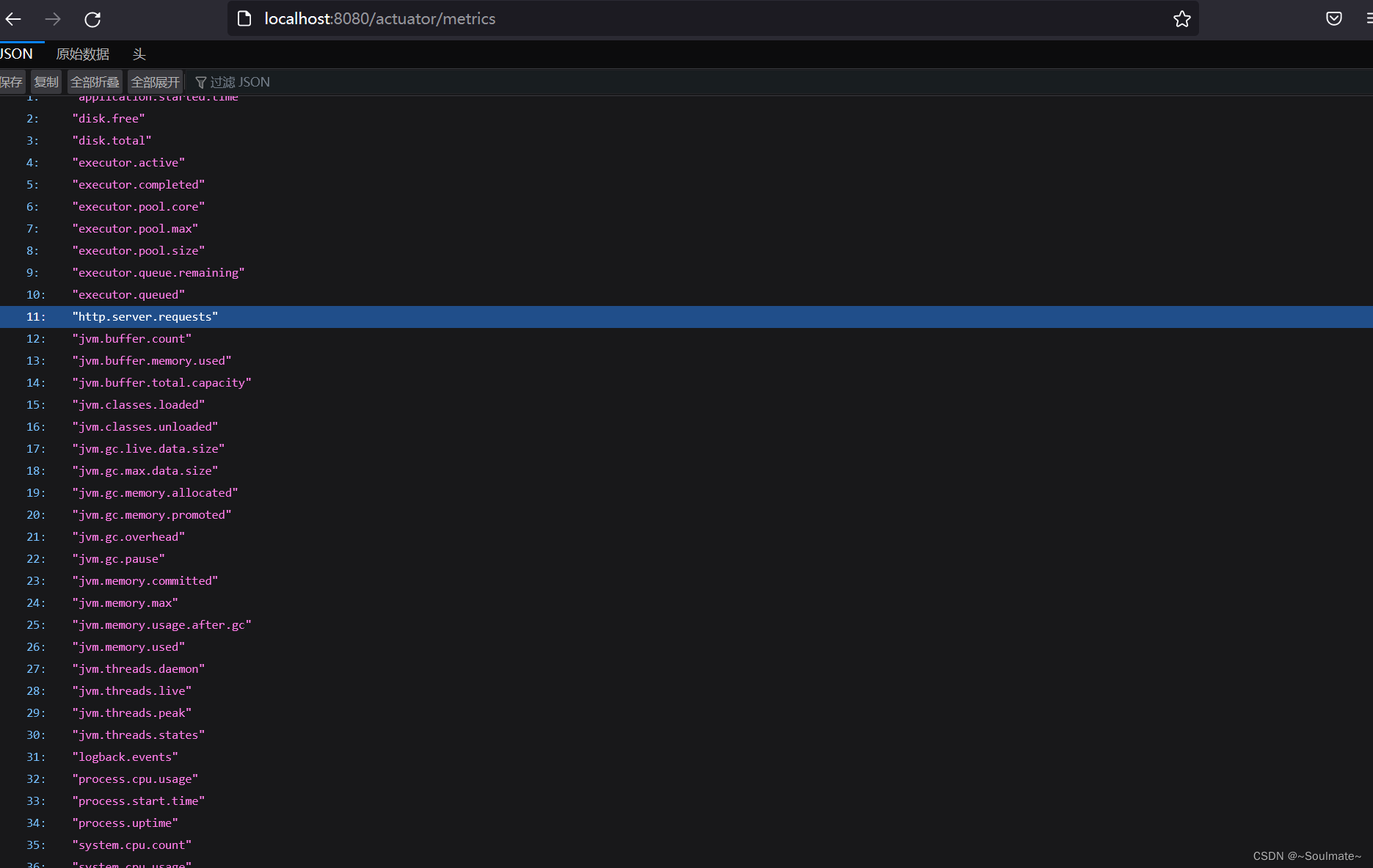 Springboot指标监控 Csdn博客