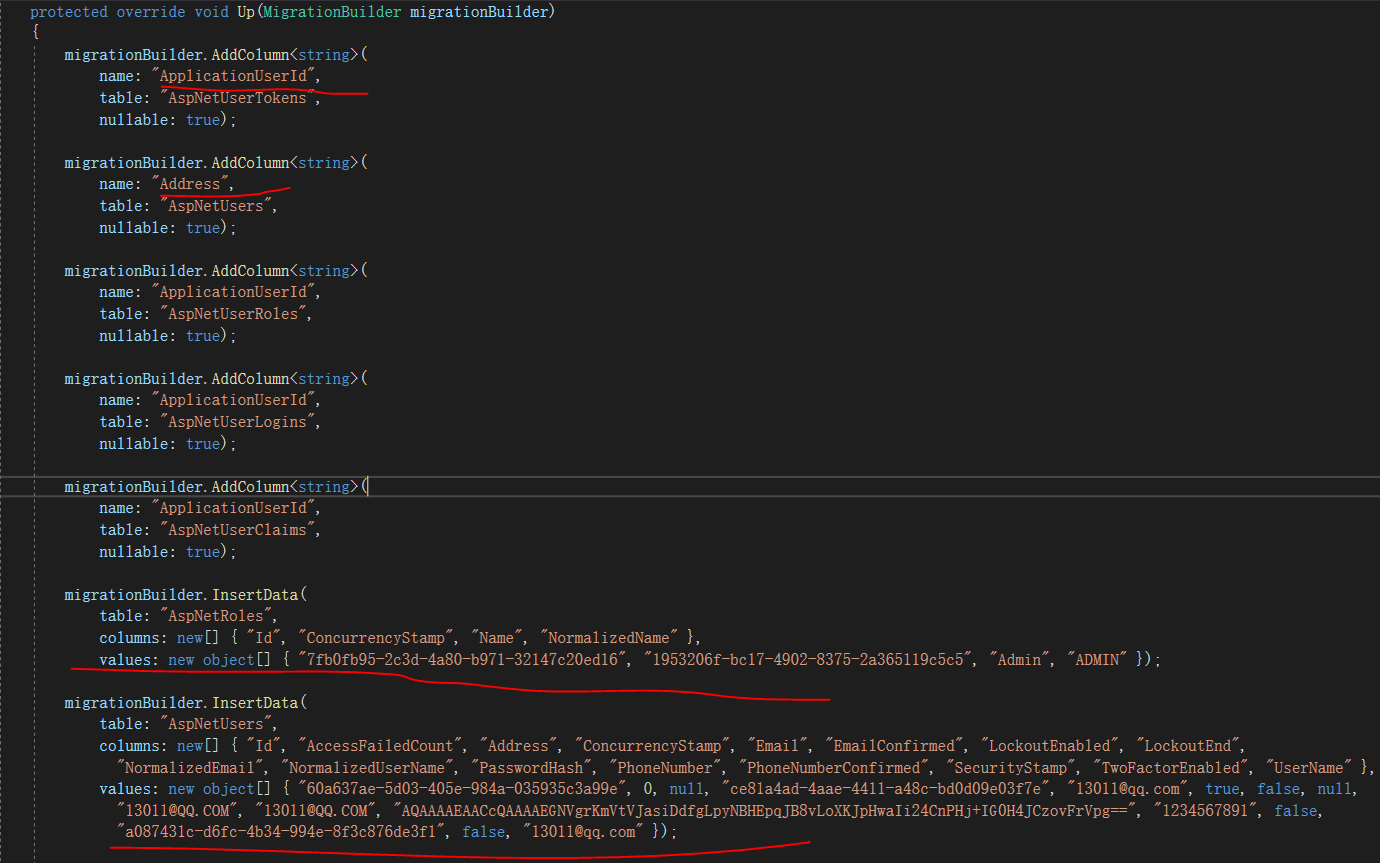 Asp.net core 身份认证框架 Microsoft Identity的使用以及如何使用Idengtity创建自带的用户模型SignInManager和UserManager的使用等等 ...
