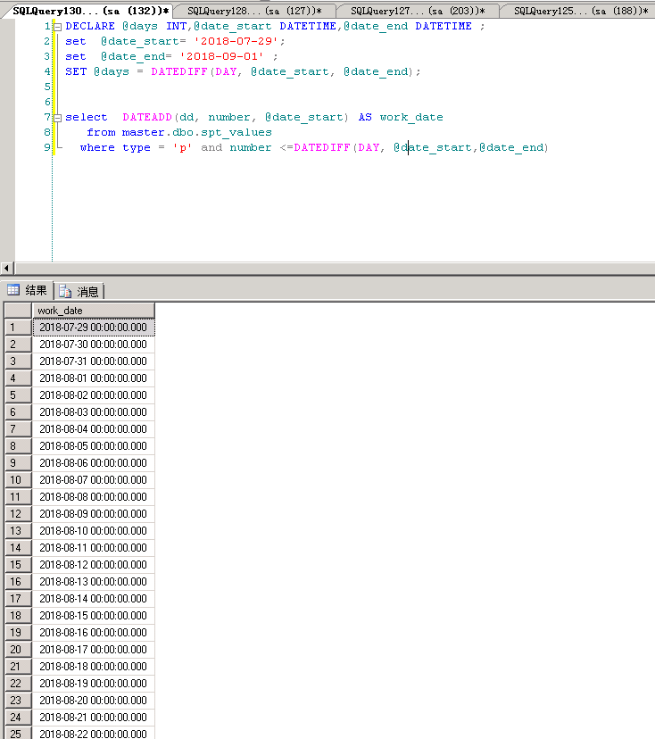 Sql Server 时间段 拆分为 每天sqlserver 将一天的时间进行时间段分隔 Csdn博客 