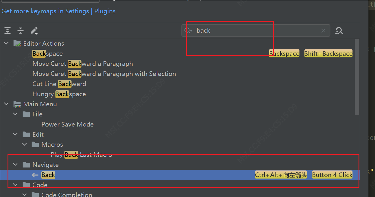 Pycharm修改快捷键：后退键和前进键_pycharm设置ctrl+y重做-CSDN博客