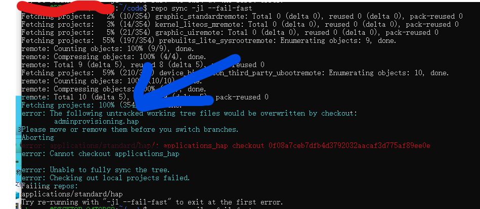 error: Unable to fully sync the tree.Ubuntu repo拉代码报错-CSDN博客