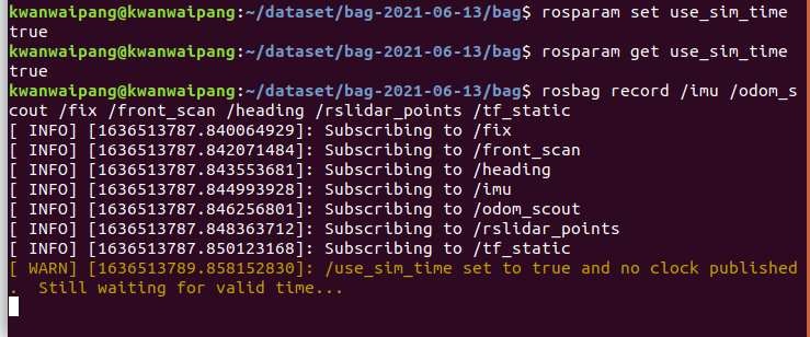 ROS学习笔记之——基于已有的rosbag重新录制rosbag_重新运行rosbag-CSDN博客