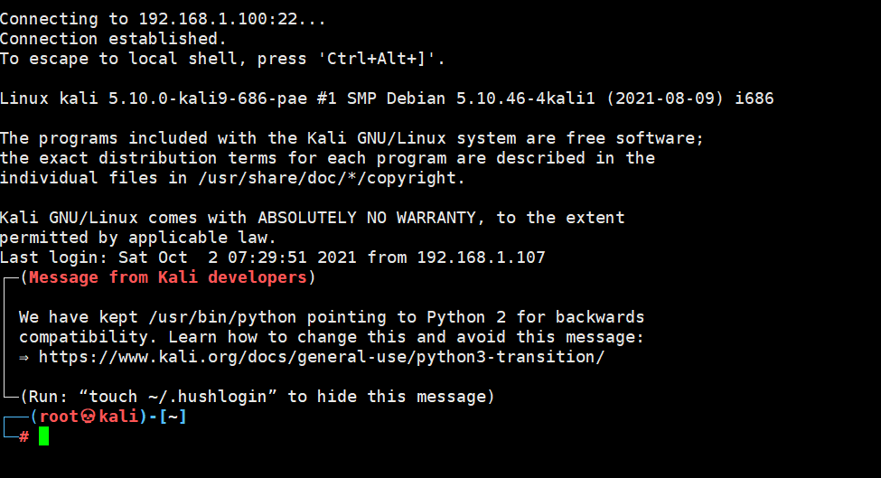 kali linux学习——总结kali linux 开启ssh服务后仍连接不上的问题_ssh-keygen添加了还是连不上-CSDN博客
