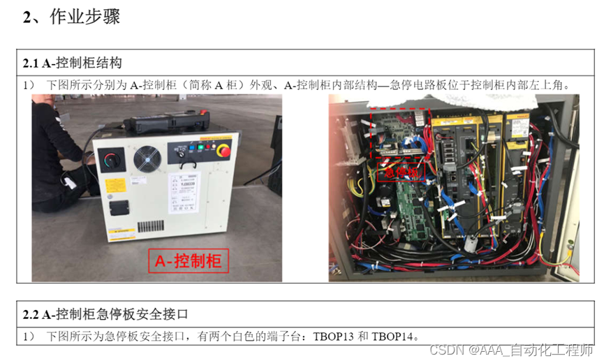 FANUC机器人各型号控制柜急停板单元介绍与接线示意图_发那科机器人电控柜图解-CSDN博客