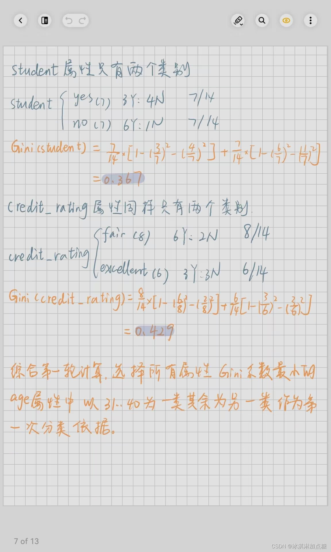 决策树之CART分类树_cart决策树-CSDN博客