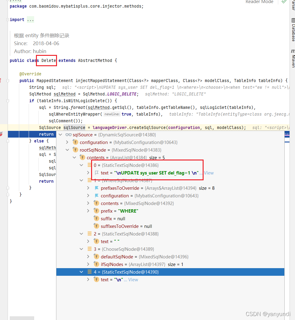 mybatis-plus的@TableLogic实现原理_mybatis tablelogic-CSDN博客