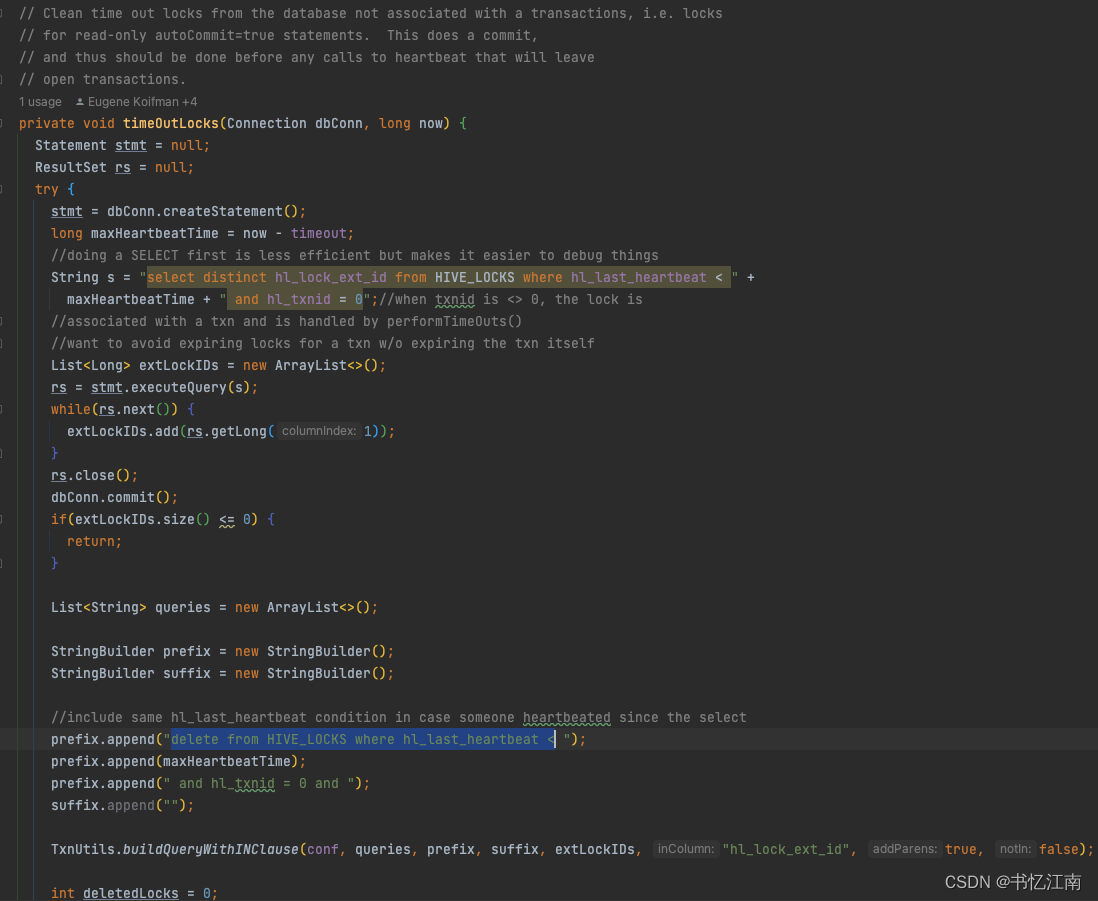 Hive DDL操作出现卡住现象源码分析与解决方法_hivemetastore deadlock detected in acquirelock(ini-CSDN博客