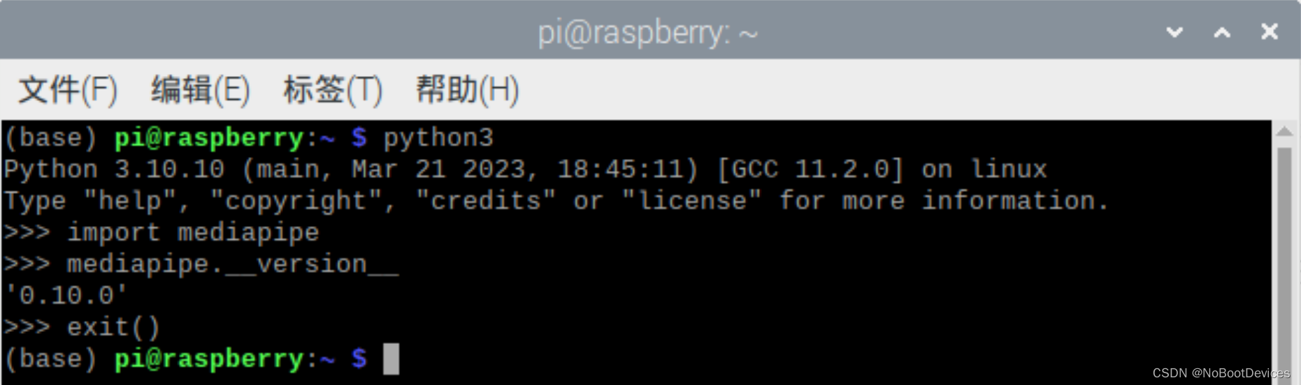 3 树莓派虚拟机安装Miniconda+Mediapipe+Pytorch+TensorFlow_在树莓派安装mediapipe-CSDN博客