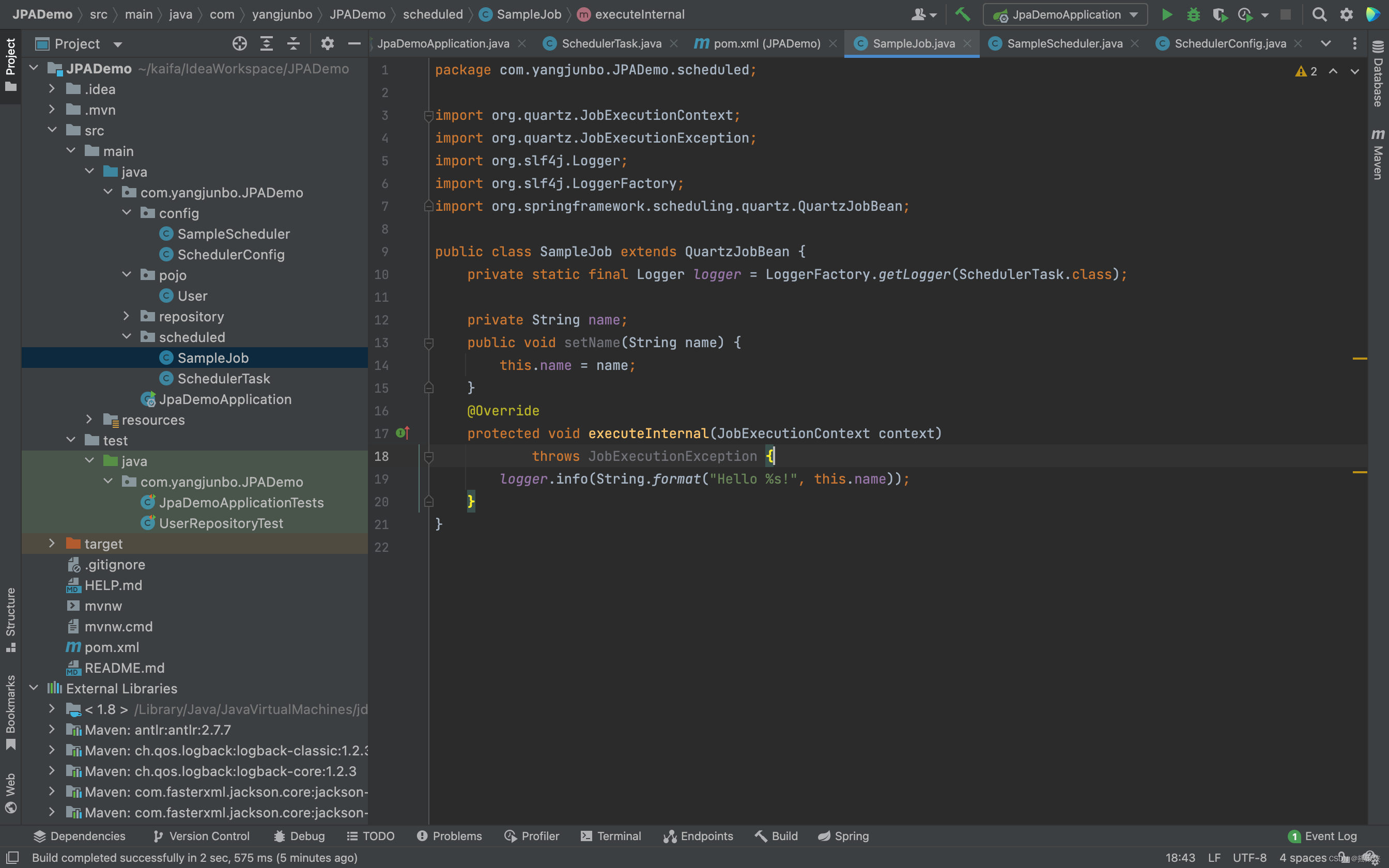 springboot实现quartz定时任务_springboot 实现quartz-CSDN博客