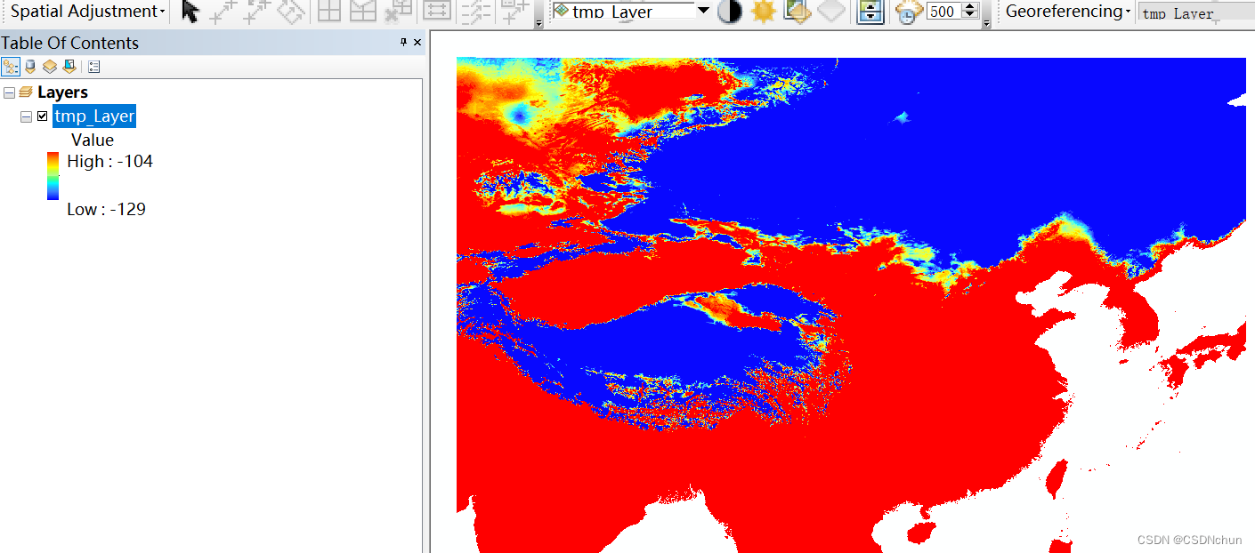 ArcGIS nc文件读取，定义坐标及修改投影_arcgis打开nc文件-CSDN博客