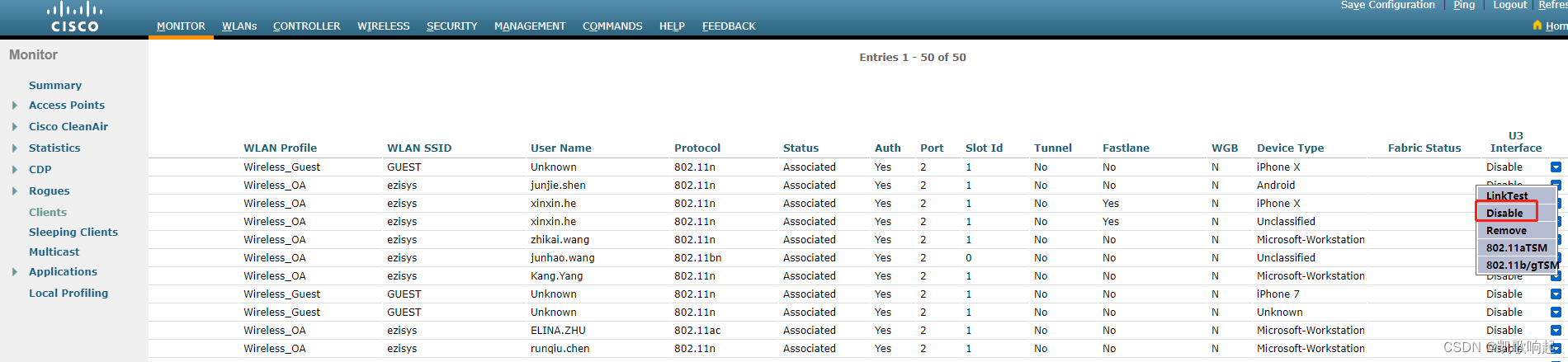 wlc操作技巧_如何通过思科wlc cli登录到ap cli-CSDN博客