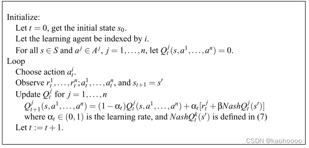 论文阅读|Nash Q-Learning for General-Sum Stochastic Games基于强化学习的多智能体研究（附代码）_nash-q-CSDN博客