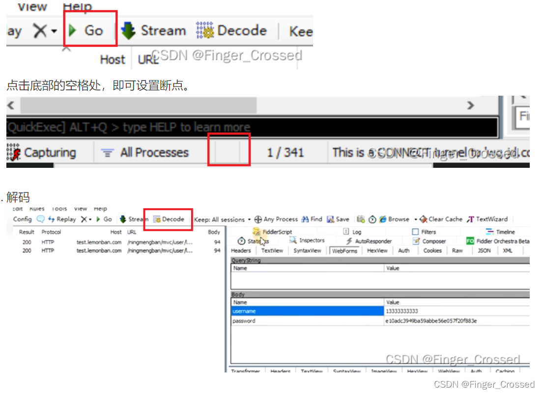 Fiddler学习_fiddler重放快捷键-CSDN博客