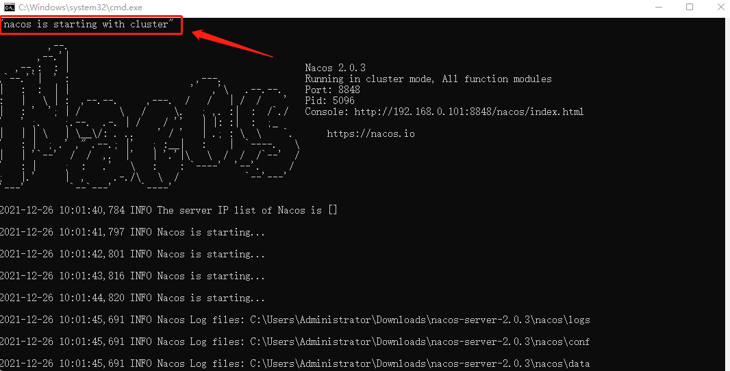 解决win10/win11下nacos运行startup.cmd启动报错_startup.cmd -m standalone-CSDN博客