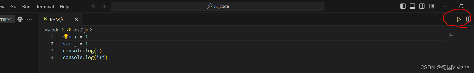 VS Code 写JavaScript代码，运行没有结果也不报错_vscode不报错-CSDN博客